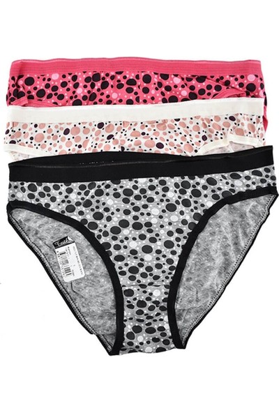 Tutku 0821 Begüm 6'lı Paket Desenli Elastan Bayan Bikini Külot Tutku 0821 Begüm 6'lı Paket Desenli Elastan Bayan Bikini Külot