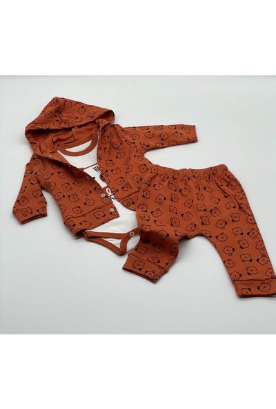 Eg Erkek Bebek 3' Lü Hırkalı Takım