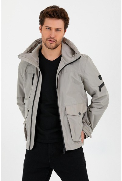 Danger Erkek Mevsimlik Torba Cepli Mont Taş