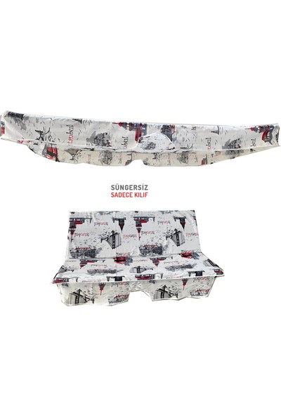 Salıncak Minder Kılıf Takımı(Süngersiz)2 Kişilik Vip Minder-Istanbul