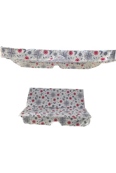 Bahçe Salıncağı Minder Kılıfı 2 Kişilik (Süngerli)Vip Minder-Marin Çapa