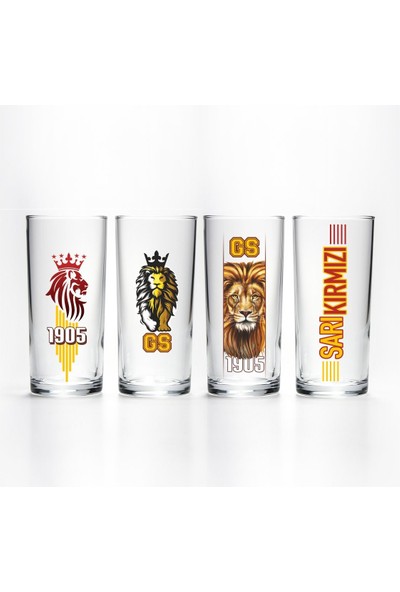Keyifli Kadeh Galatasaray 4'lü Taraftar Set