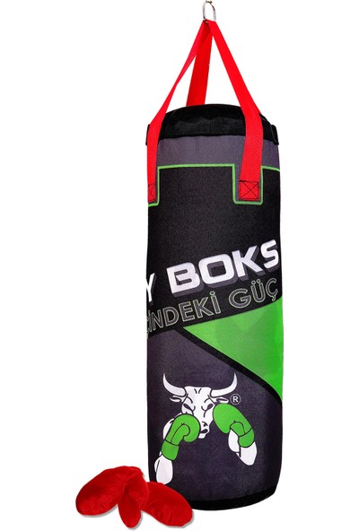Ky Çocuk Boks Torbası 50X18CM +Eldiven Hediye Ky Çocuk Boks Torbası 50X18CM +Eldiven Hediye