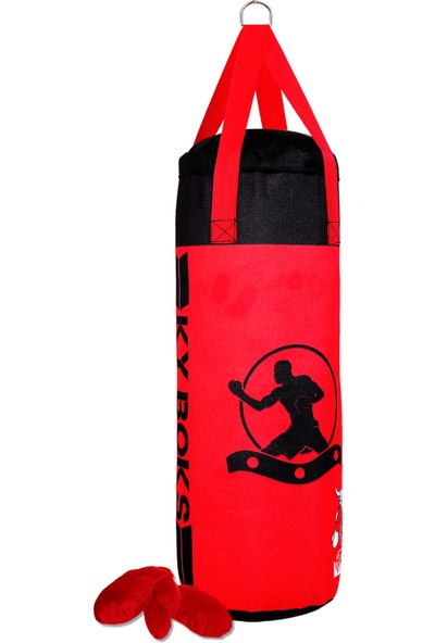 Ky Çocuk Boks Torbası 50X18CM +Eldiven Hediye Ky Çocuk Boks Torbası 50X18CM +Eldiven Hediye