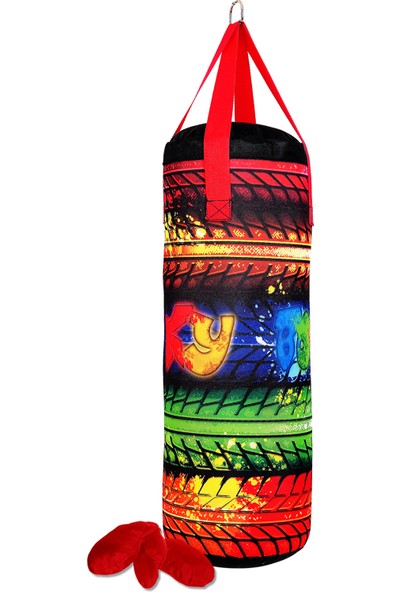 Ky Çocuk Boks Torbası 50X18CM +Eldiven Hediye Ky Çocuk Boks Torbası 50X18CM +Eldiven Hediye