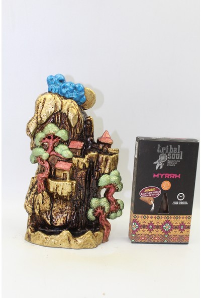 Prenses Dekor Altın Dağ Tütsülük