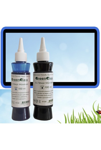 Green Class Mürekkep Seti- (Siyah-Mavi)