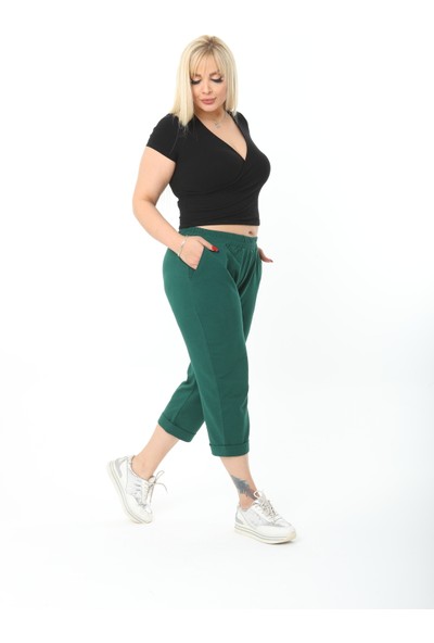 Büyük Bedenim Eşofman Kapri