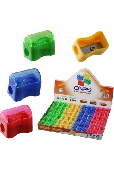 Onas Sandıklı Kalemtraş 72 Adet (1kutu) Onas Sandıklı Kalemtraş 72 Adet (1kutu)