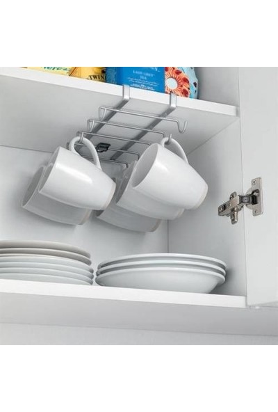 Dolap Içi Fincan ve Kupa Askısı 10 Lu Dolap Içi Fincan ve Kupa Askısı 10 Lu
