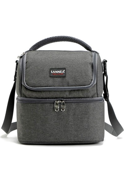 Generic Açık Seyahat Öğle Yemeği Çantası Siyah (Yurt Dışından)