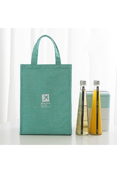 Generic Taşınabilir Öğle Yemeği Pikniği Taşınabilir Gıda Yalıtım Saklama Çantası Portakal (Yurt Dışından)