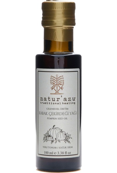 Natur'azu Kabak Çekirdeği Yağı (100ML) Natur'azu Kabak Çekirdeği Yağı (100ML)