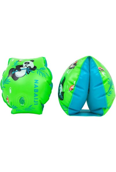 Telvesse Çocuk Yüzücü Kolluğu Panda Baskılı Yeşil 11-30 kg