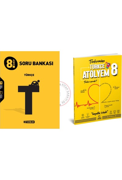 Hız Yayınları 8. Sınıf Hız Yayınları Türkçe Soru Bankası + Arı Yayınları Türkçe Atölyem
