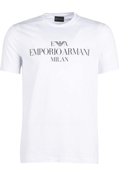 Emporio Armani Erkek T-Shirt - Beyaz