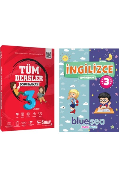 3.sınıf Tüm Dersler Soru Bankası ve Mavi Deniz Yayınları Ingilizce Çalışma Kitabı 3.sınıf Tüm Dersler Soru Bankası ve Mavi Deniz Yayınları Ingilizce Çalışma Kitabı