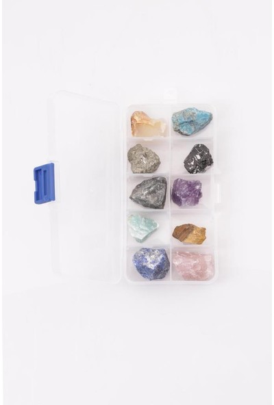 Sahi Aksesuar Doğal Taş Ham Parça 10'lu Set Kutulu