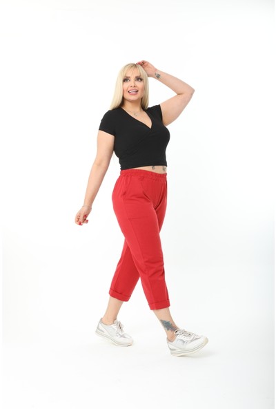 Büyük Bedenim Eşofman Kapri