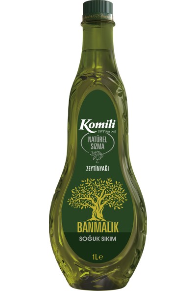Komili Banmalık Natürel Sızma Zeytinyağı 1 Lt