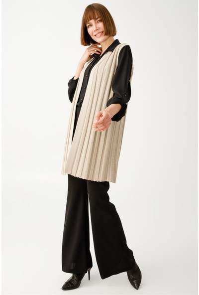 Fitilli Simli Yelek-Vizon