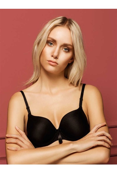 Cansoy Destekli Siyah Sütyen (166)