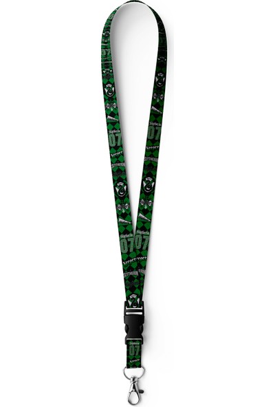 Gifi Boyun Askı Ipi Dikey Kart Poşeti Harry Potter Slytherin Lisanslı