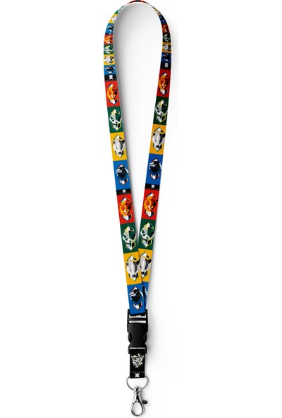 Gifi Boyun Askı Ipi Dikey Kart Poşeti Harry Potter Hogwarts Lisanslı