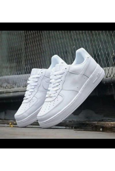 Alp Shoes Airforca Beyaz Sneaker