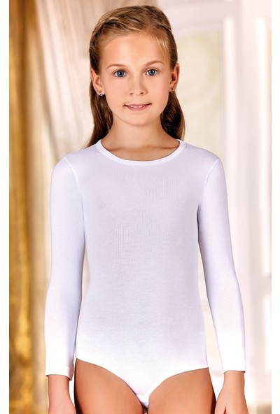 Berrak 2535 Likralı Uzun Kol Kız Çıtçıtlı (Kancalı) Body Berrak 2535 Likralı Uzun Kol Kız Çıtçıtlı (Kancalı) Body