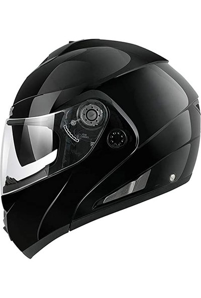 Shark Openline Prime Çene Açılır Kask | Siyah