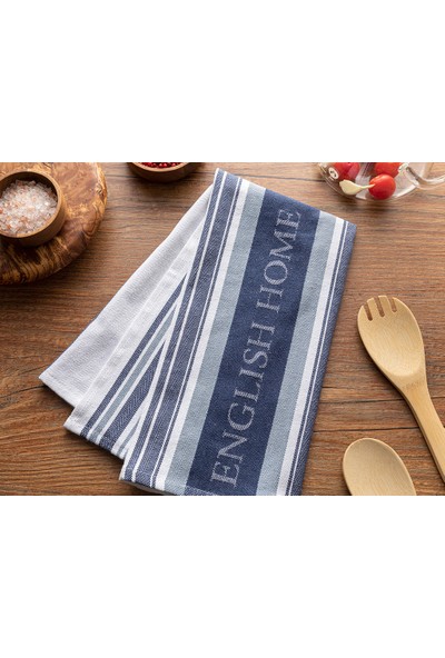 English Home Bold Modern Pamuk Kurulama Bezi 45 x 65 cm Lacivert