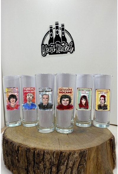 Gndinovasyon Yeni Kadeh Özel Tasarım Baskılı 6'lı Rakı Bardağı Tam Set Gndinovasyon Yeni Kadeh Özel Tasarım Baskılı 6'lı Rakı Bardağı Tam Set