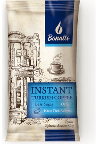 Bonatte Hazır Türk Kahvesi 9 gr x 10'lu Bardaklı Ofis Seti Orta Bonatte Hazır Türk Kahvesi 9 gr x 10'lu Bardaklı Ofis Seti Orta