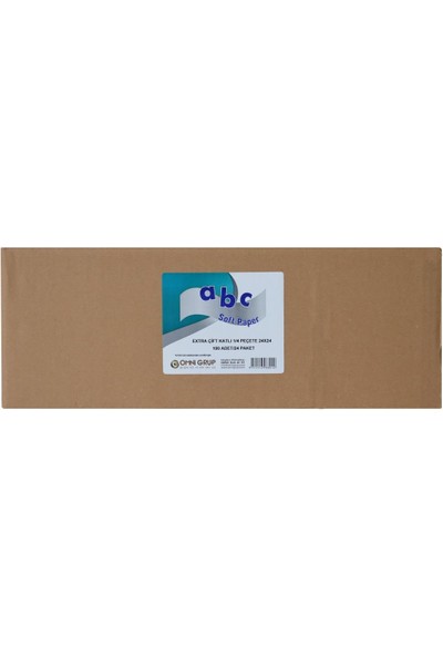 ABC Soft Servis Peçetesi 24x24 cm çift Katlı 100'lü x 24 Paket ABC Soft Servis Peçetesi 24x24 cm çift Katlı 100'lü x 24 Paket