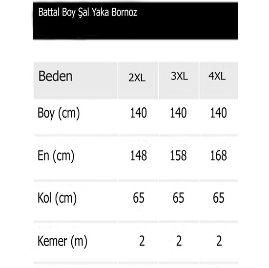 Helenito Şal Yaka Erkek Bornoz Battal Boy Düz ve Pamuklu Fiyatı