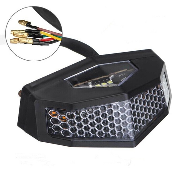 Sunlink 12V Evrensel Motosiklet LED Arka Çamurluk Fren Stop Fiyatı