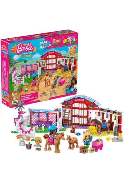 Mega Bloks Mega Barbie At Çiftliği Seti HDJ87 Mega Bloks Mega Barbie At Çiftliği Seti HDJ87