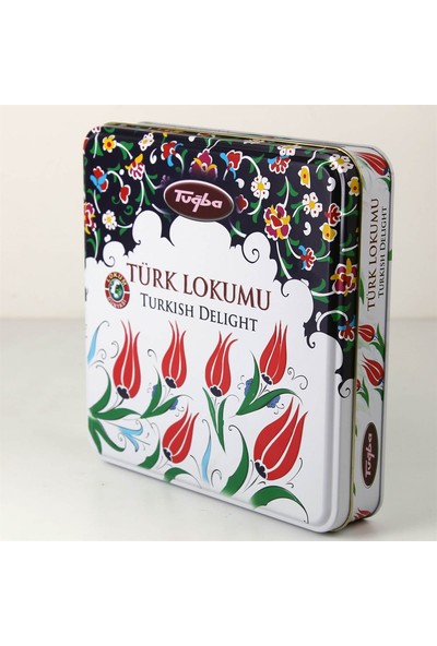 Tuğba Kuruyemiş Motifli Kutuda Antep Fıstıklı Türk Lokumu 500 gr Tuğba Kuruyemiş Motifli Kutuda Antep Fıstıklı Türk Lokumu 500 gr