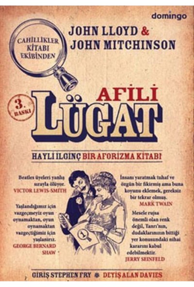 Afili Lügat (Karton Kapak) John Lloyd & John Mitchinson 9786058898196