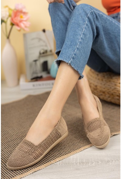 Muggo Dilaney Garantili Kadın Espadril Babet