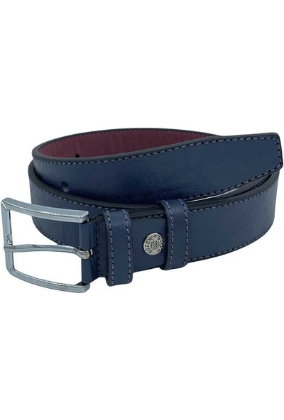Süzer Deri 3 cm Klasik Deri Dikişli Erkek Çocuk Kemeri Lacivert Süzer Deri 3 cm Klasik Deri Dikişli Erkek Çocuk Kemeri Lacivert