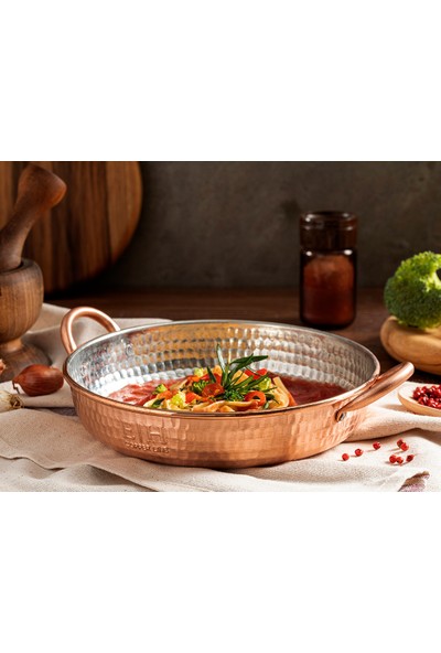 English Home Best Copper Bakır Dövme Sahan 20 cm Mat English Home Best Copper Bakır Dövme Sahan 20 cm Mat