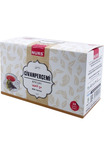 Kumraldede Civanperçemi Bitkisel Çay 20 Li