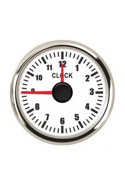 Kus Zaman Saati Çap 52MM Beyaz Tekne Yat