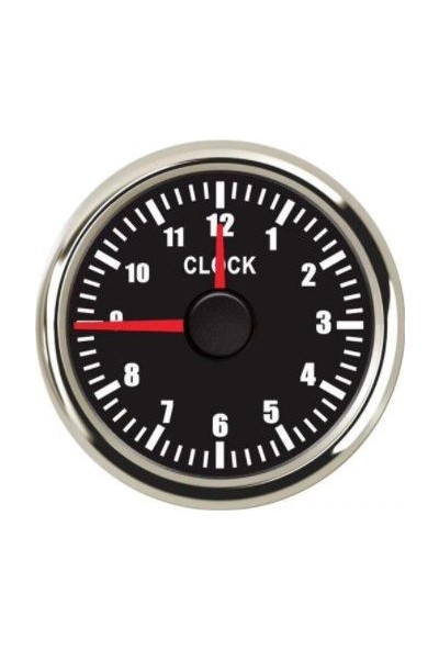 Kus Zaman Saati Çap 52MM Siyah Tekne Yat