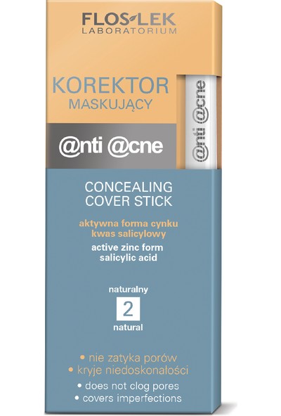 Anti-Akne Lokal Kapatıcı Stik Natural 2 Anti-Akne Lokal Kapatıcı Stik Natural 2