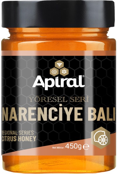 Apiral Yöresel Seri Narenciye Balı 450 gr Apiral Yöresel Seri Narenciye Balı 450 gr