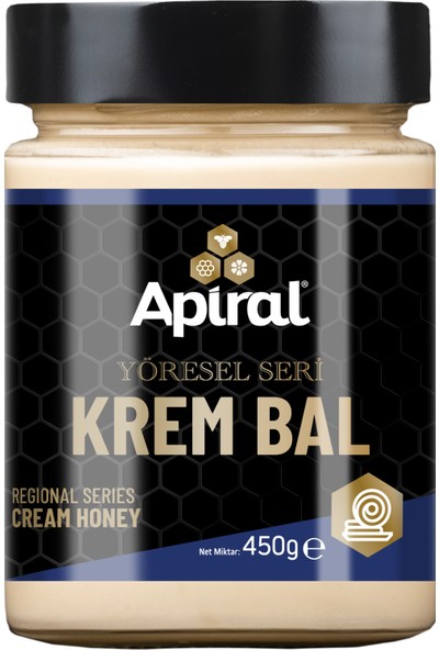 Apiral Yöresel Seri Krem Bal 450 gr Apiral Yöresel Seri Krem Bal 450 gr