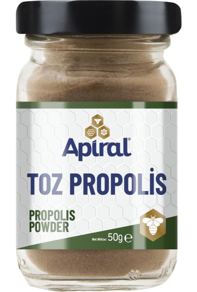 Apiral Toz Propolis 50 gr Apiral Toz Propolis 50 gr
